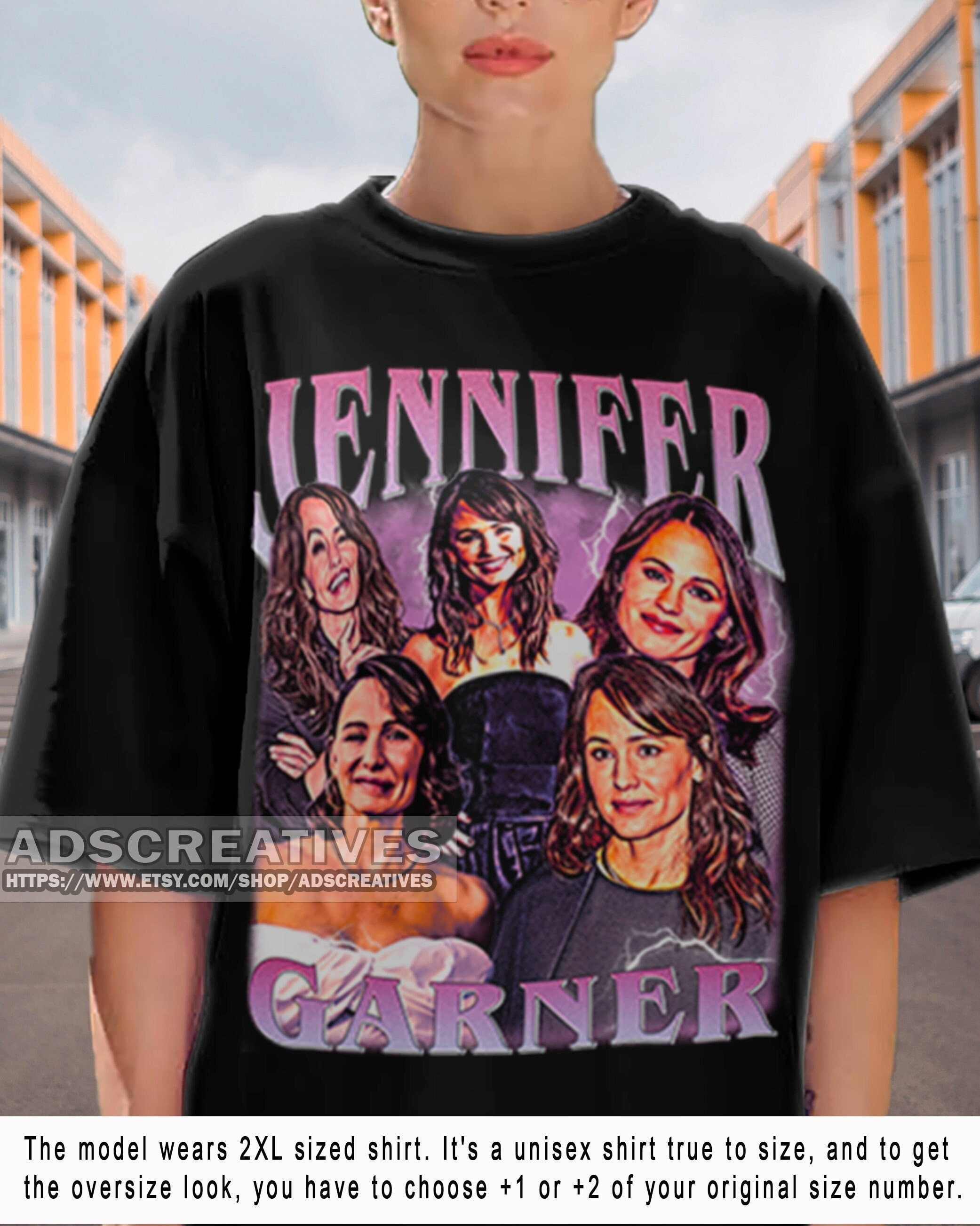 Jennifer Garner Shirt Gift Vintage 90s Retro Bootleg T-shirt Homage ...