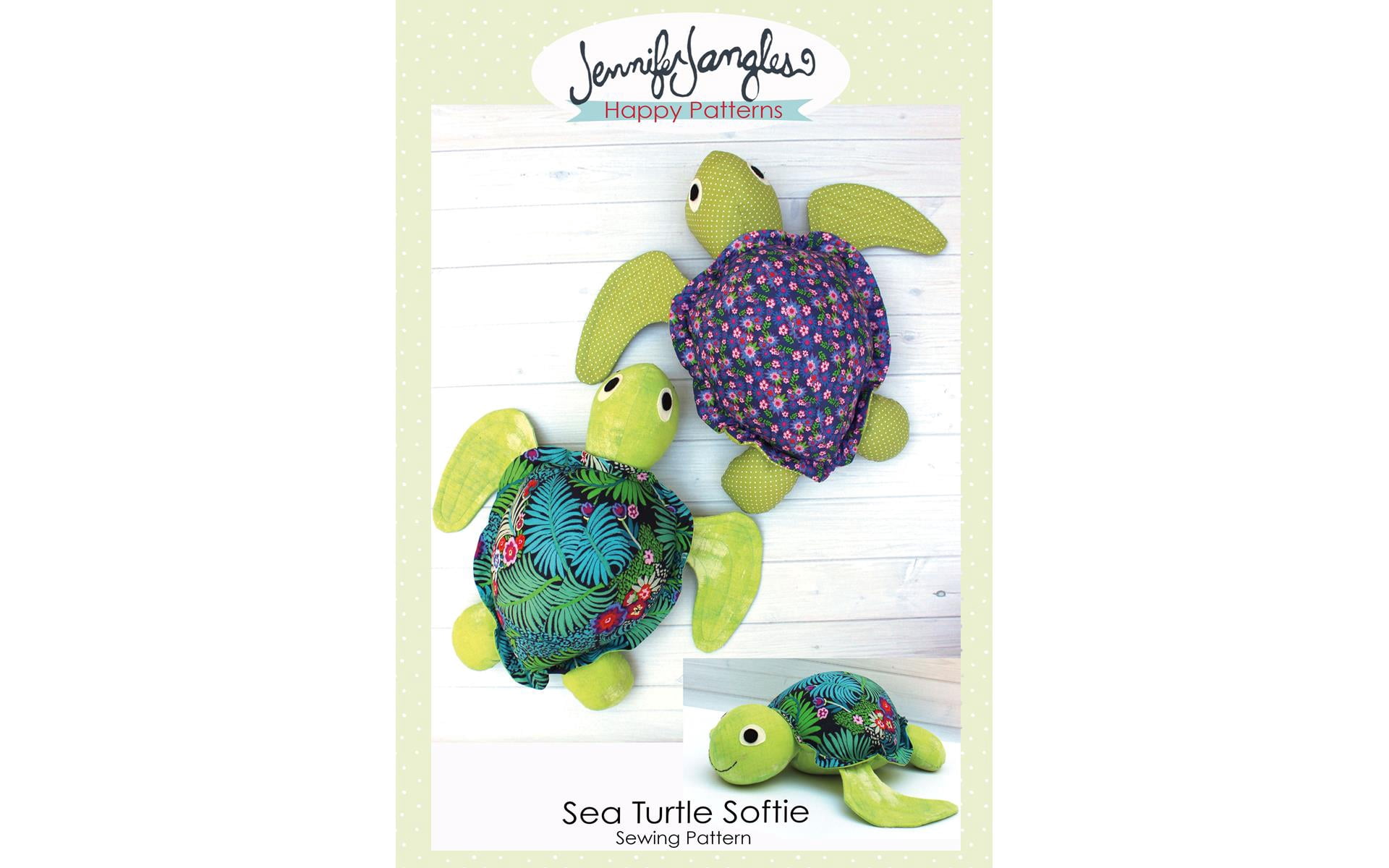 Jennifer Jangles Sea Turtle Softie Ptrn - Walmart.com