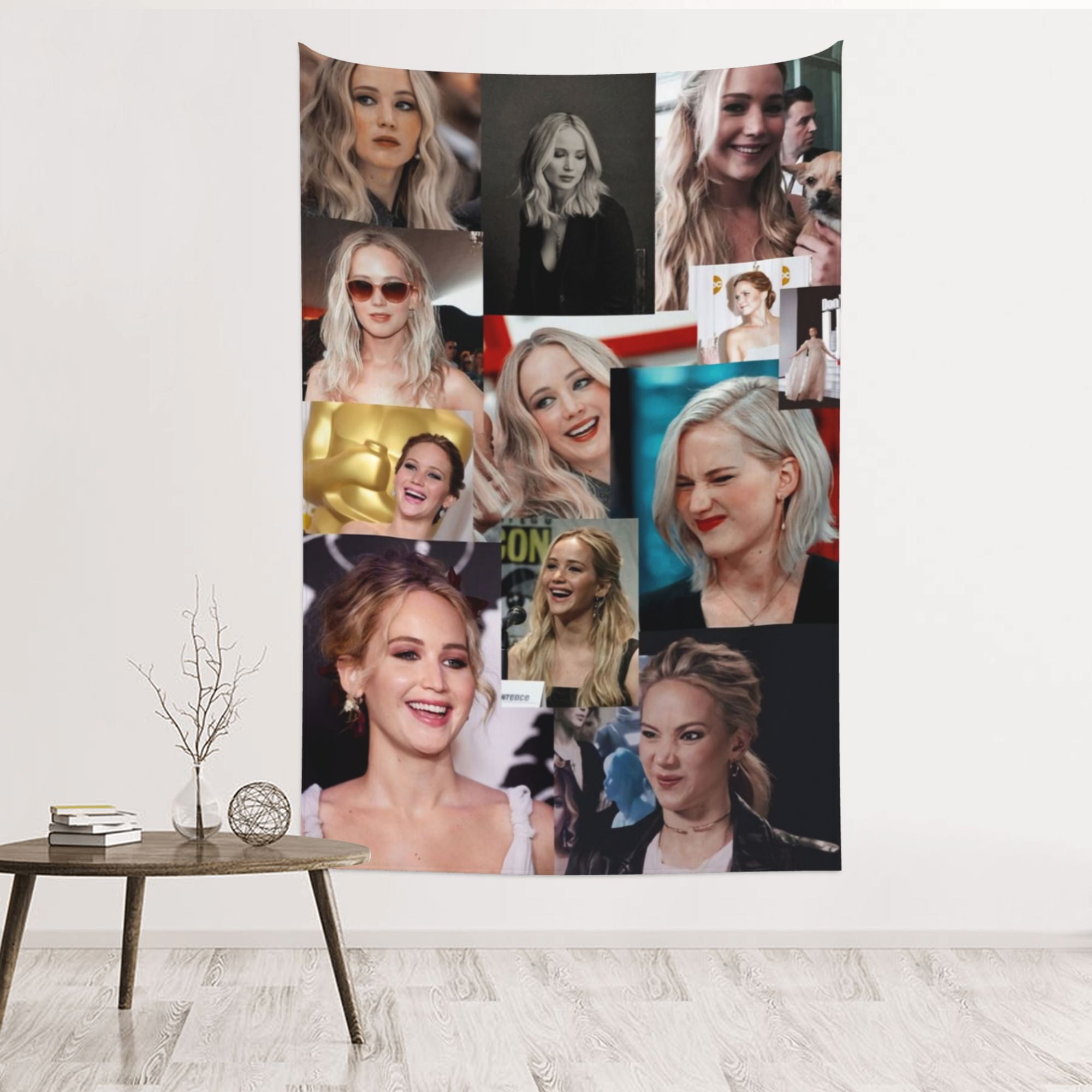 Jennifer Lawrence Tapestry for Men, Boys Bedroom Living Room Dorm Wall ...