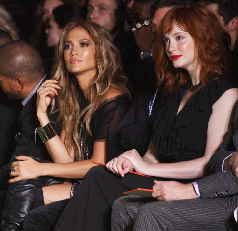 Jennifer Lopez Christina Hendricks In Attendance For Tommy Hilfiger ...