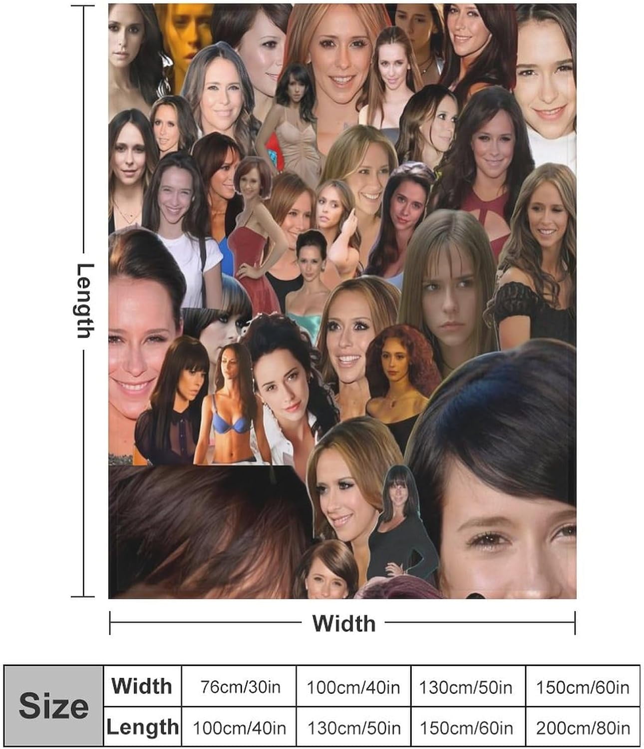 Jennifer Love Hewitt Blanket Throw Blankets Ultra Soft Flannel ...