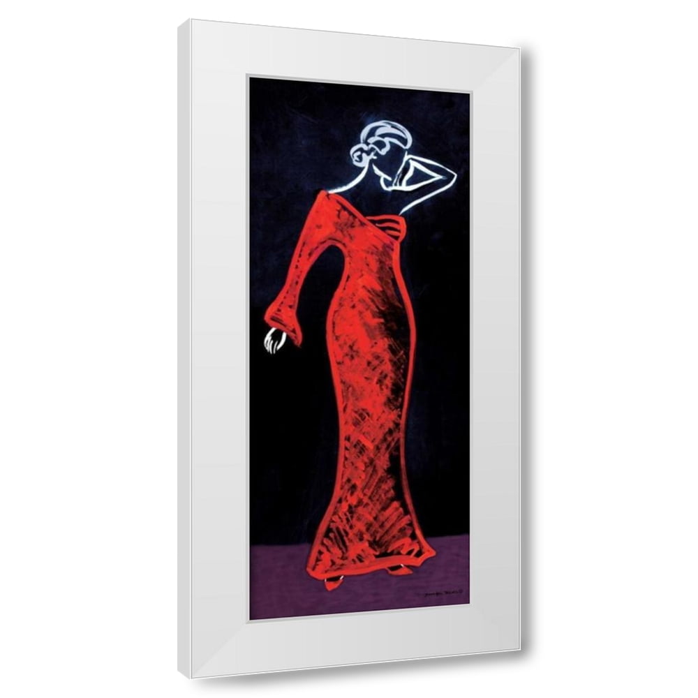 Jennifer Matla 10x18 White Modern Wood Framed Wall Art Titled - Pin ...