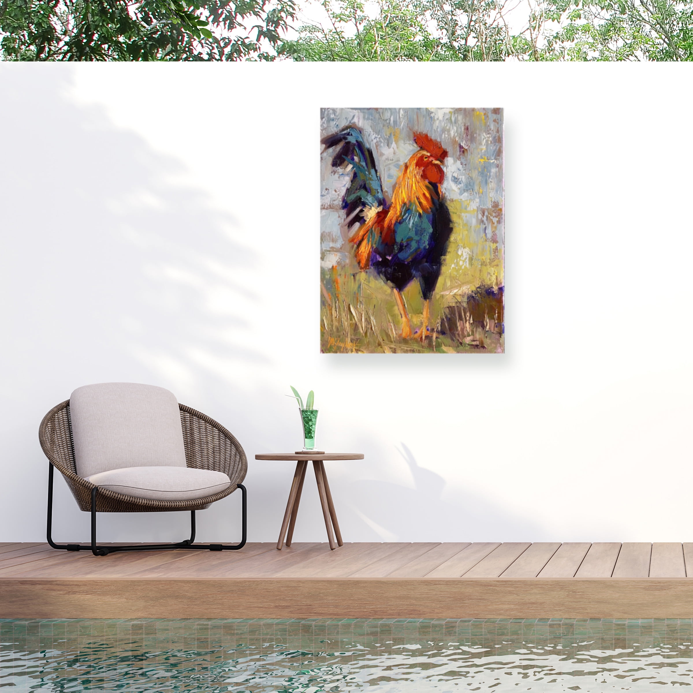 Jennifer Stottle Taylor 'Crow Magnum' Outdoor Canvas - Walmart.com