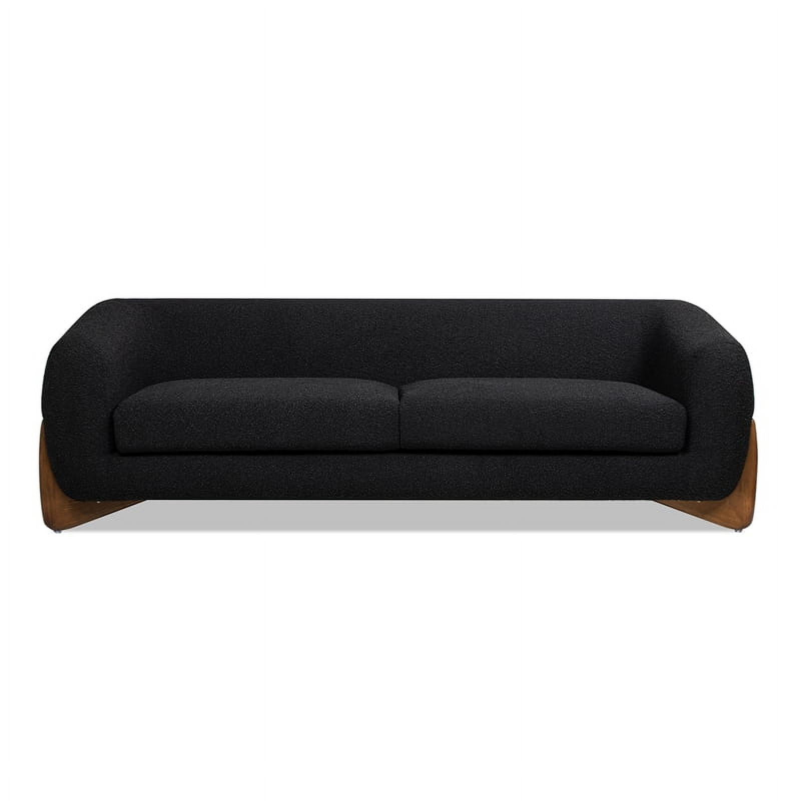 Jennifer Taylor Home Alpine 90.5" Modern Scandinavian Boucle Minimalist ...
