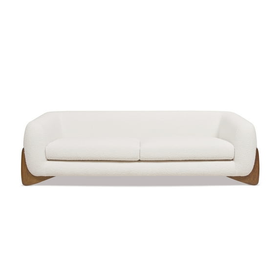 "Jennifer Taylor Home Alpine 90.5"" Couch, Modern Scandinavian Boucle ...