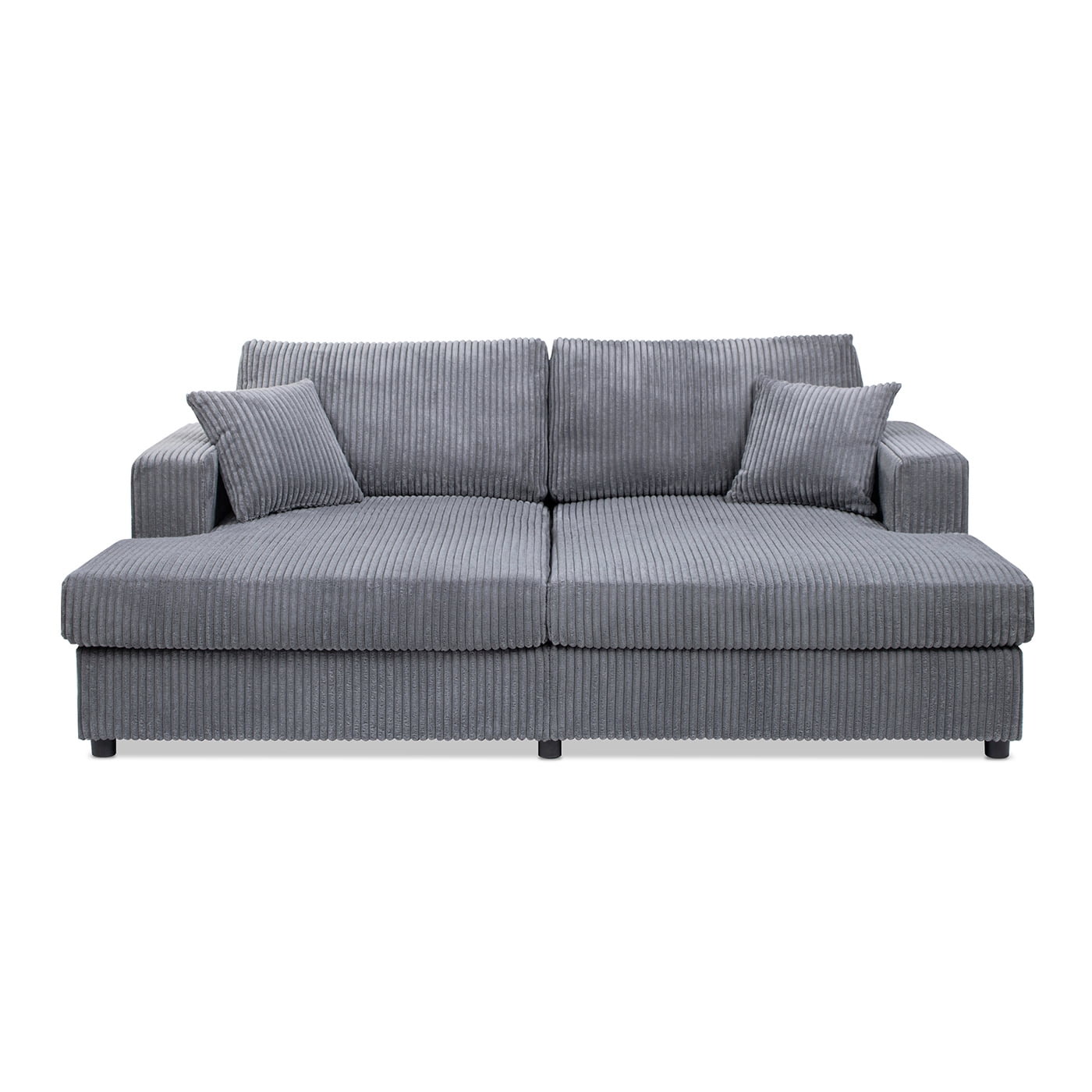 Jennifer Taylor Home Goliath 86" Oversized Double Chaise Lounge Sofa ...