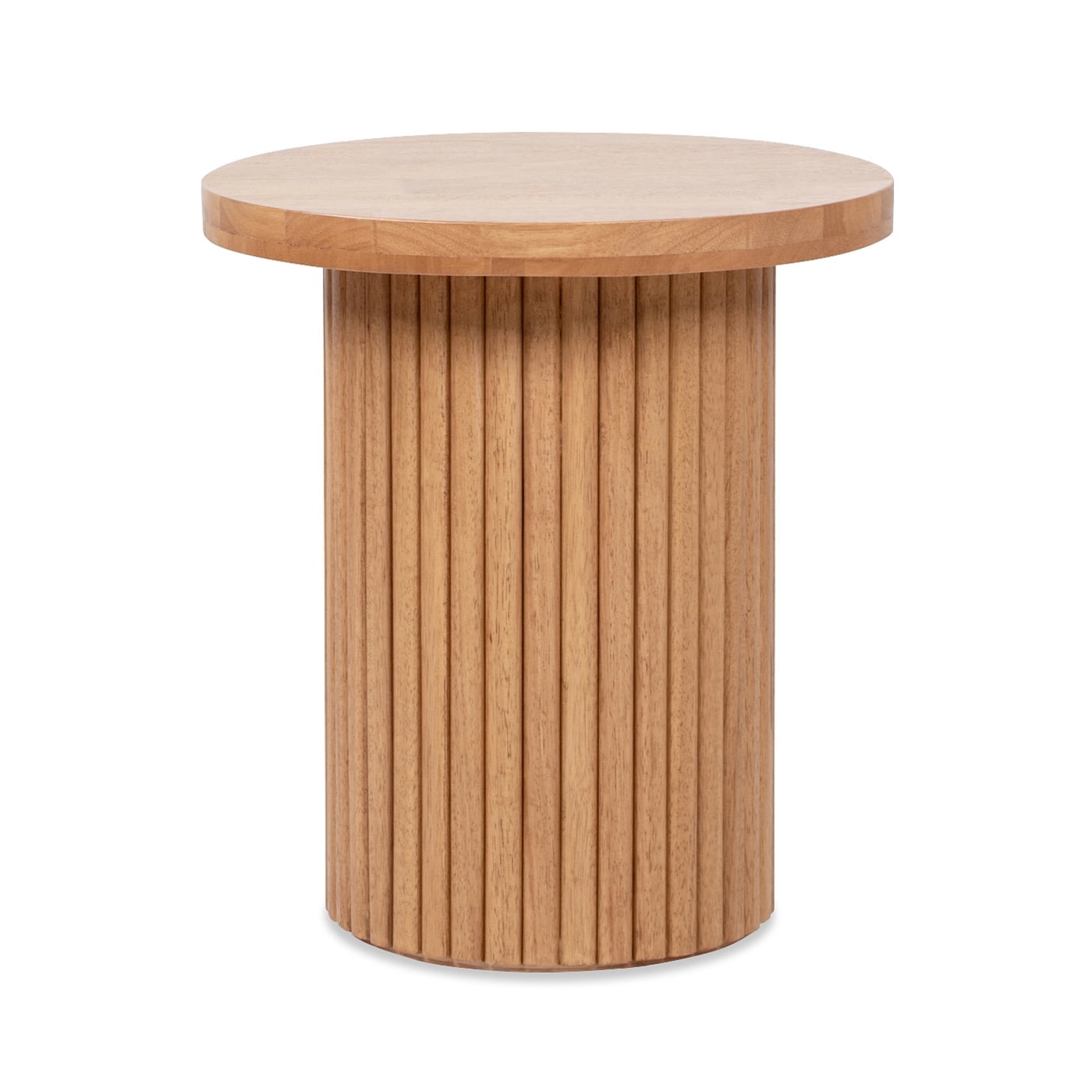 Jennifer Taylor Home Kenzie 19.5" Fluted Pillar Round Accent Side Table ...