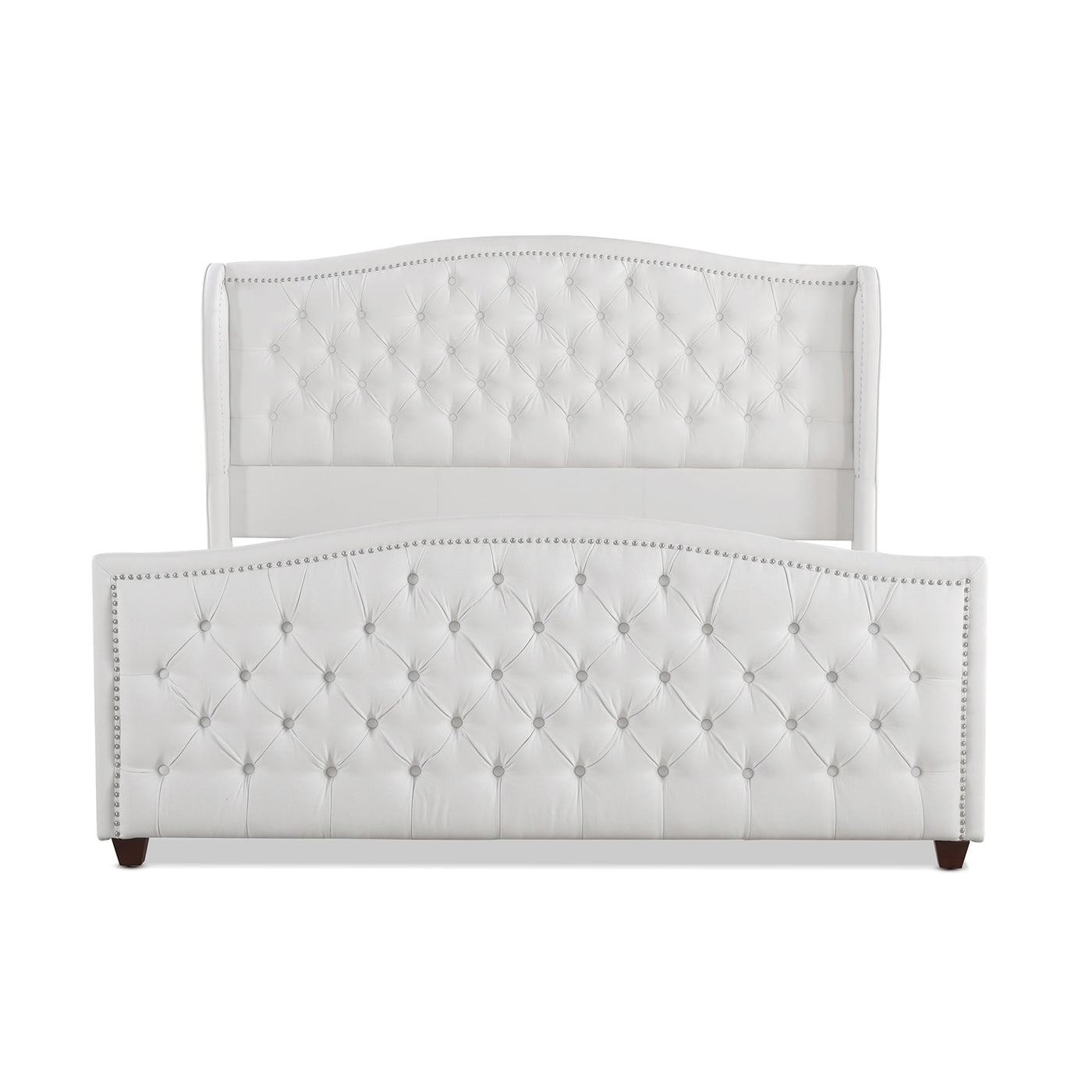 Save $401 • Jennifer Taylor Home Marcella Tufted Wingback King Bed ...
