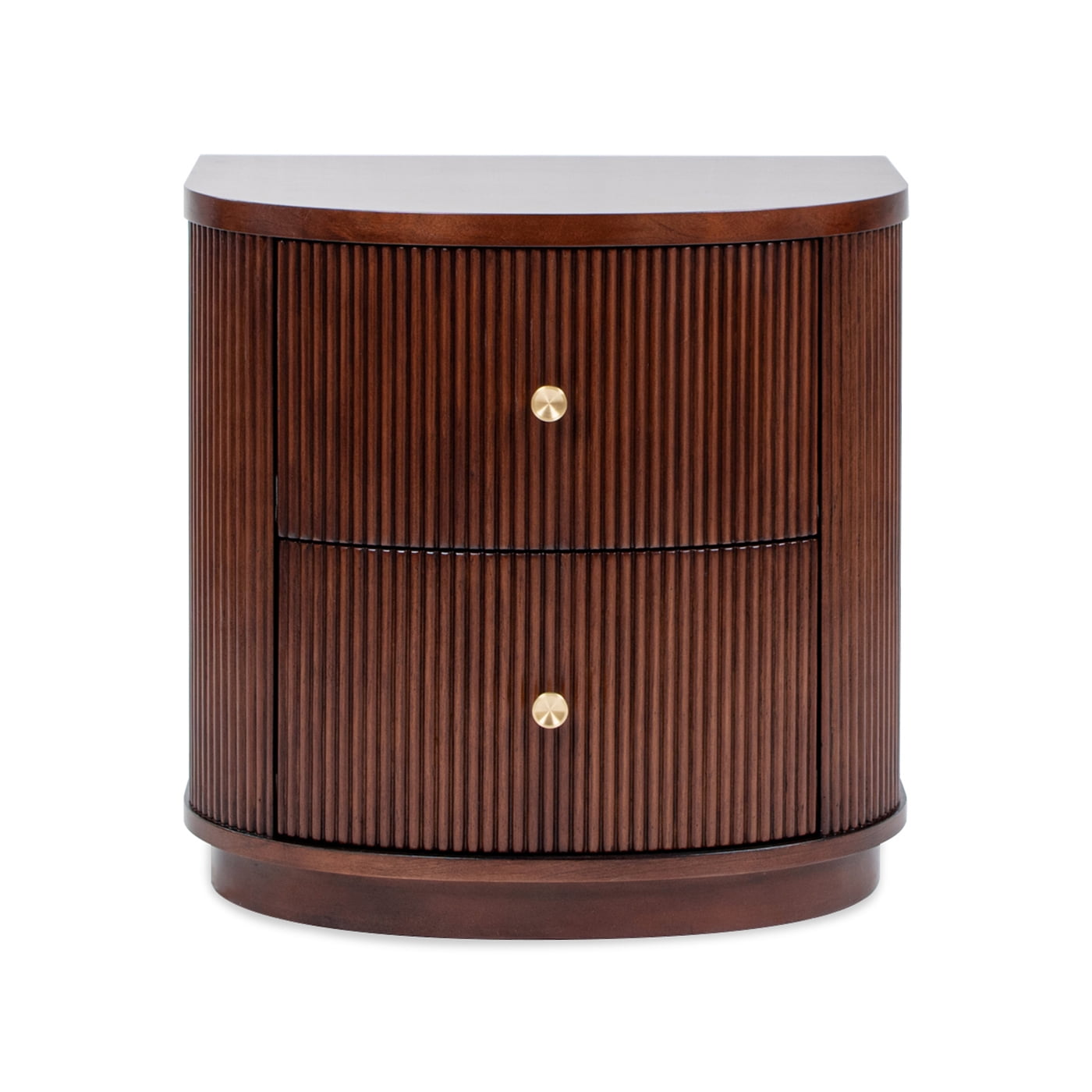 Jennifer Taylor Home Valentine 24" 2-Drawer Storage Side Table, Dark ...