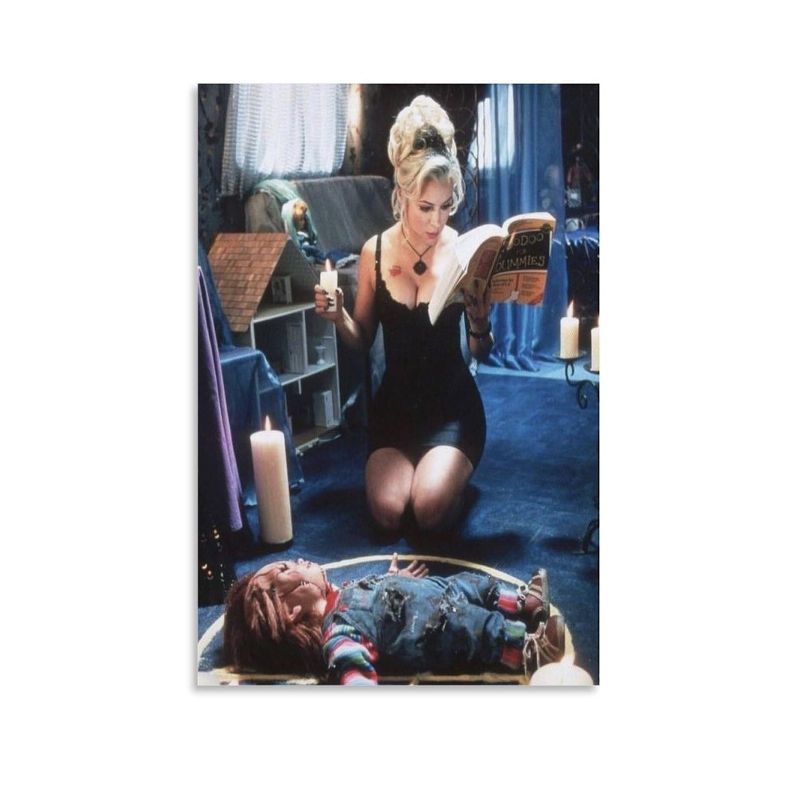Jennifer Tilly De Bride of Chucky Poster Canvas Wall Art Poster For ...