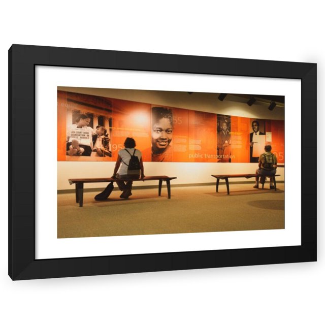 Jennifer Wright 28x18 Black Modern Wood Framed Wall Art Titled