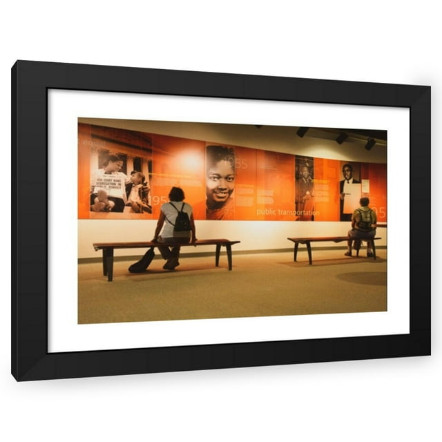 Jennifer Wright 28x18 Black Modern Wood Framed Wall Art Titled