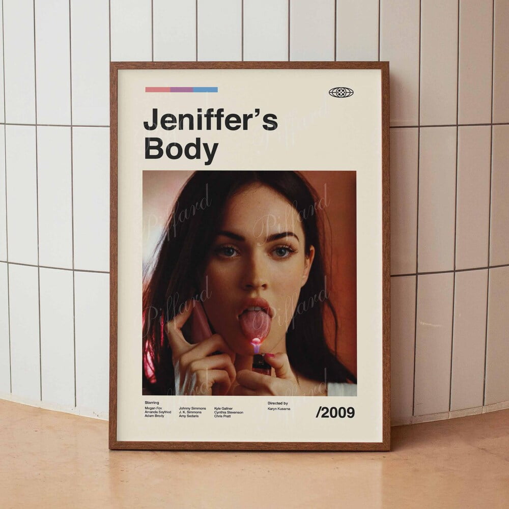 Jennifer's Body Movie Poster Megan Fox American Cinema Vintage ...