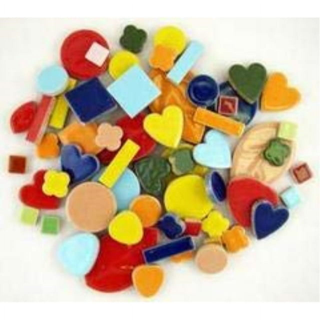 Jennifer's Mosaics Deco Ceramic Tile Shape Assortment - Walmart.com