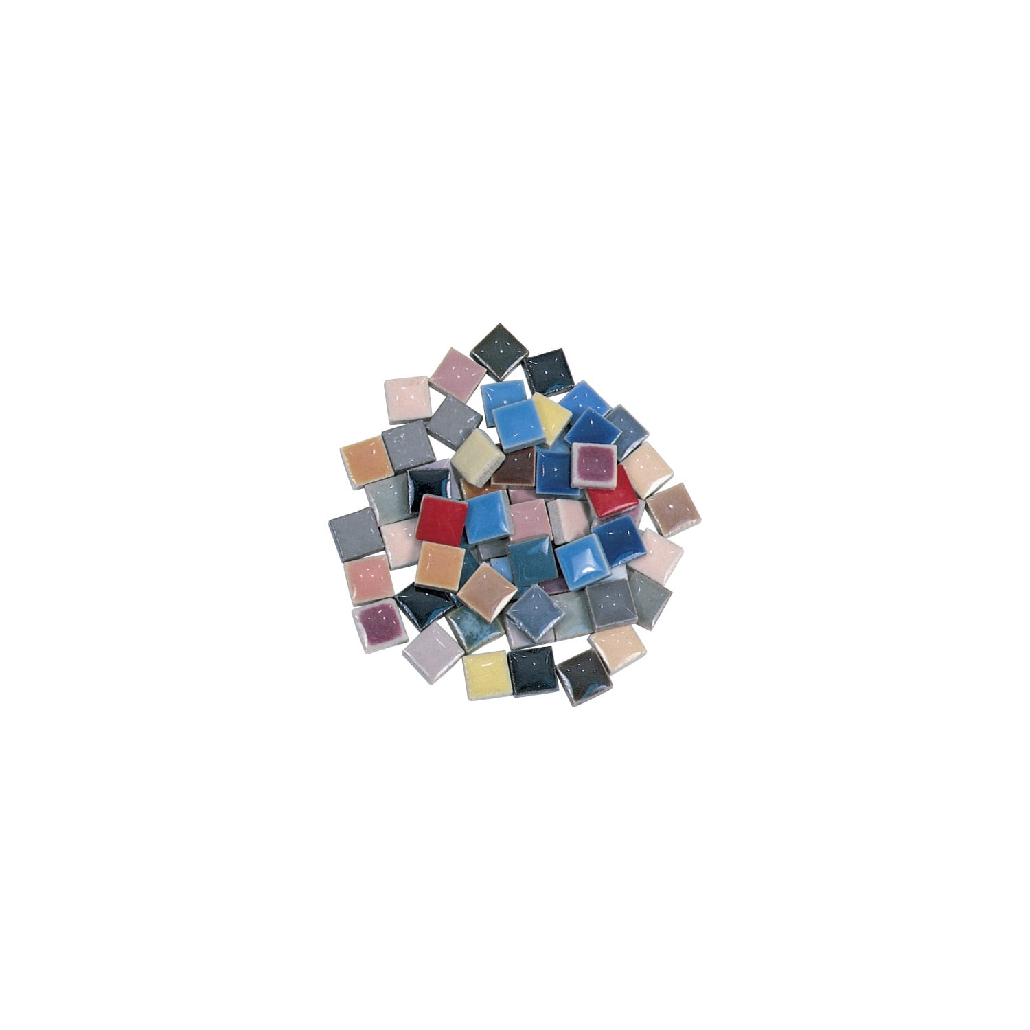 Jennifer's Mosaics Porcelain Mosaic Tile, 3/8 Inches, Assorted Colors ...