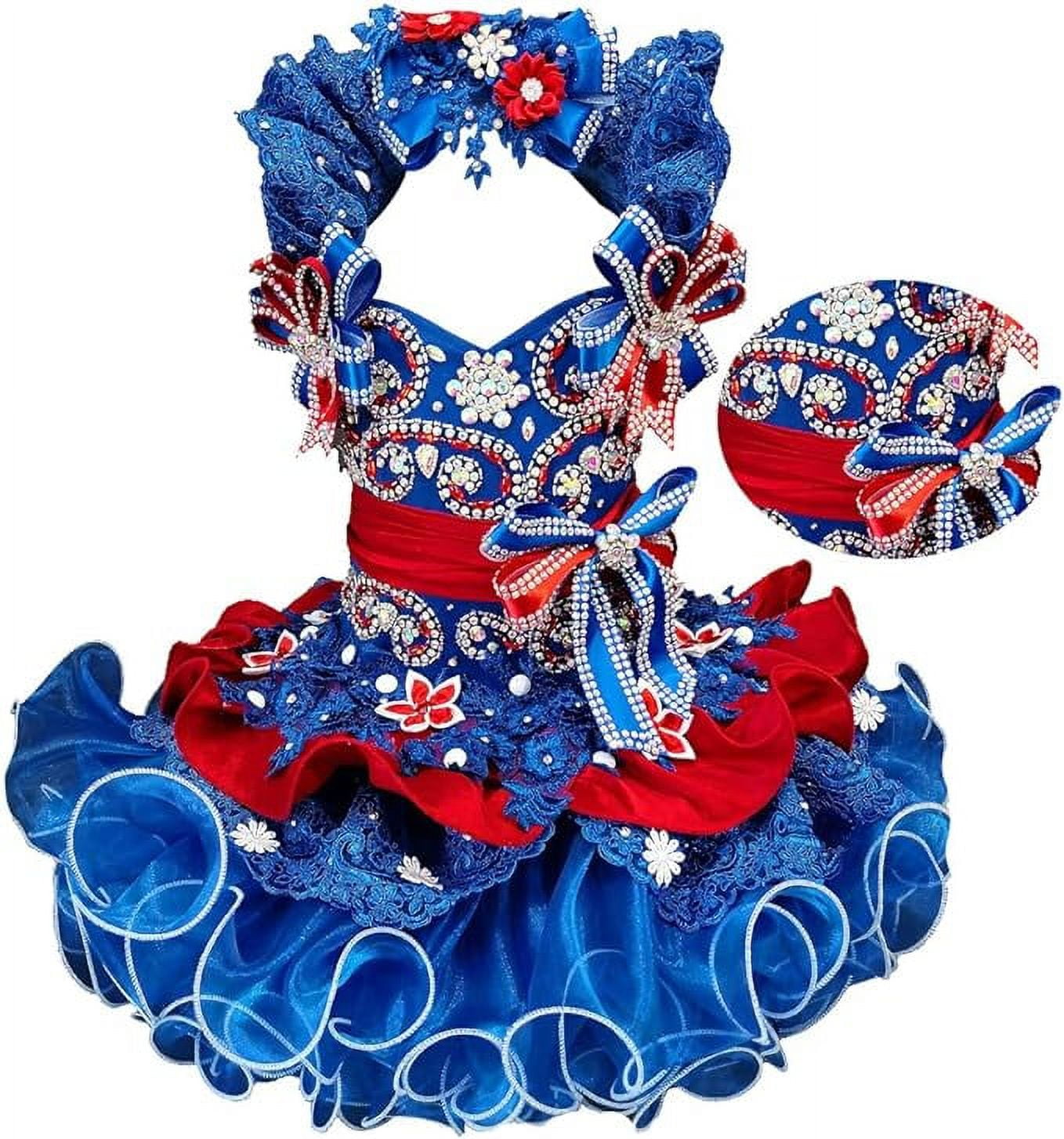 Jenniferwu G015RR Infant Toddler Baby Newborn Little Girl's Pageant ...