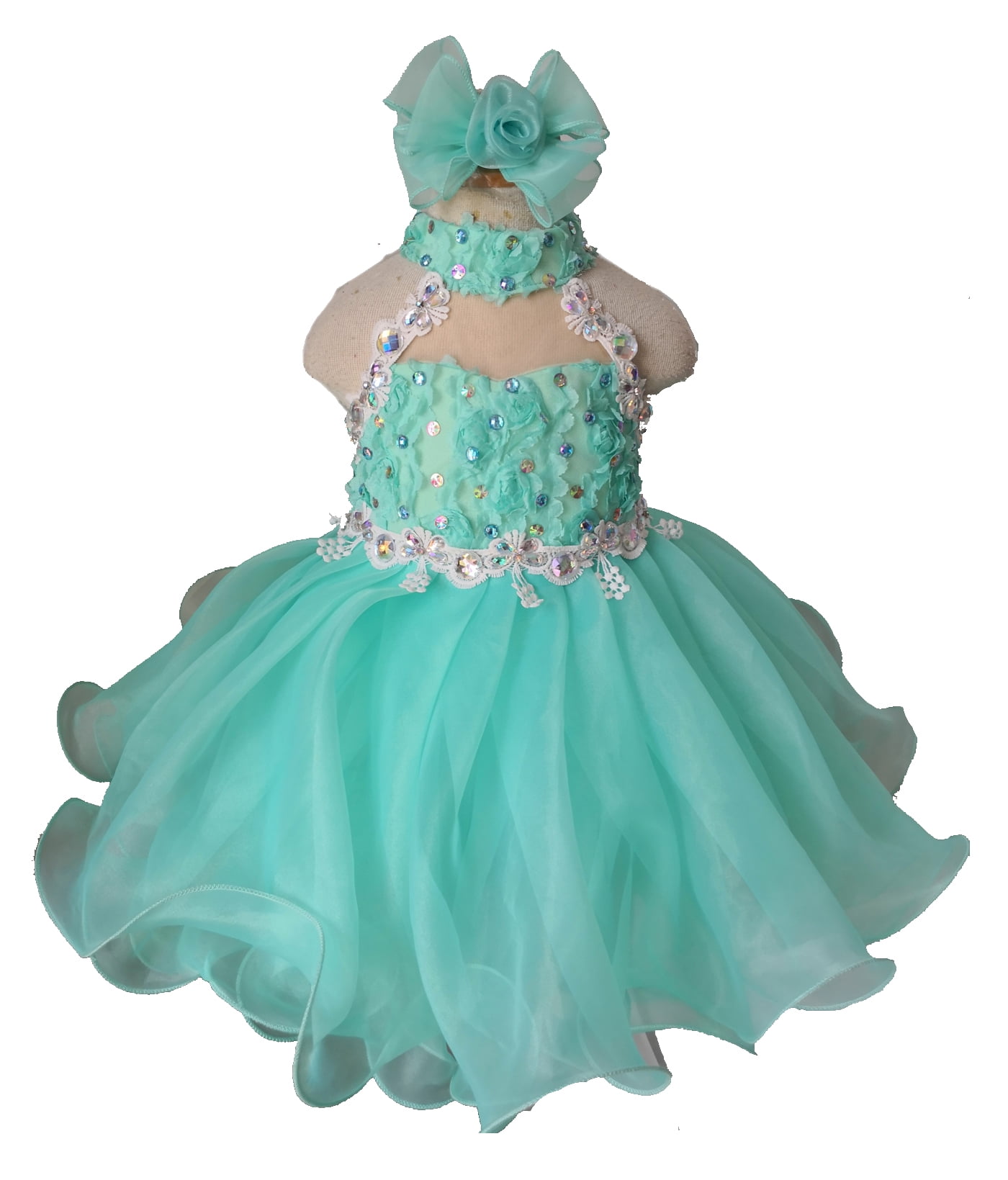 Jenniferwu G035-3 Infant Toddler Baby Newborn Little Girl's Pageant ...