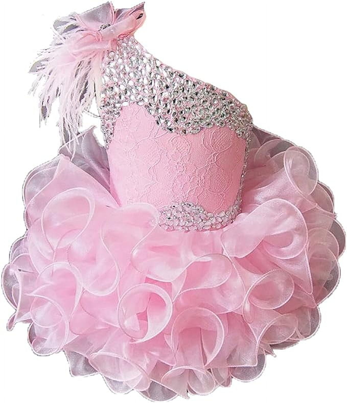 Jenniferwu G095PINK Infant Toddler Baby Newborn Little Girl's Pageant ...