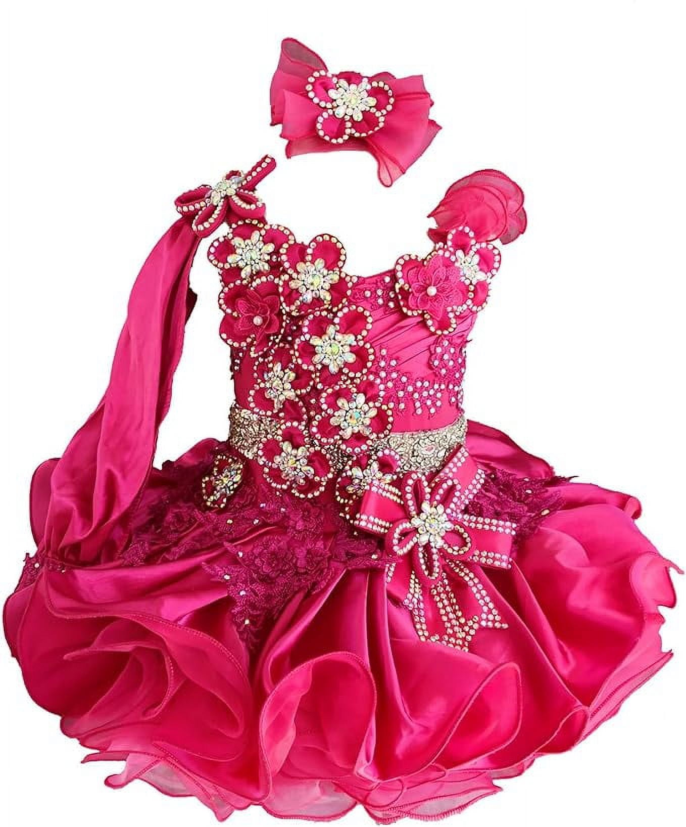 Jenniferwu G535HP Infant Toddler Baby Newborn Little Girl's Pageant ...