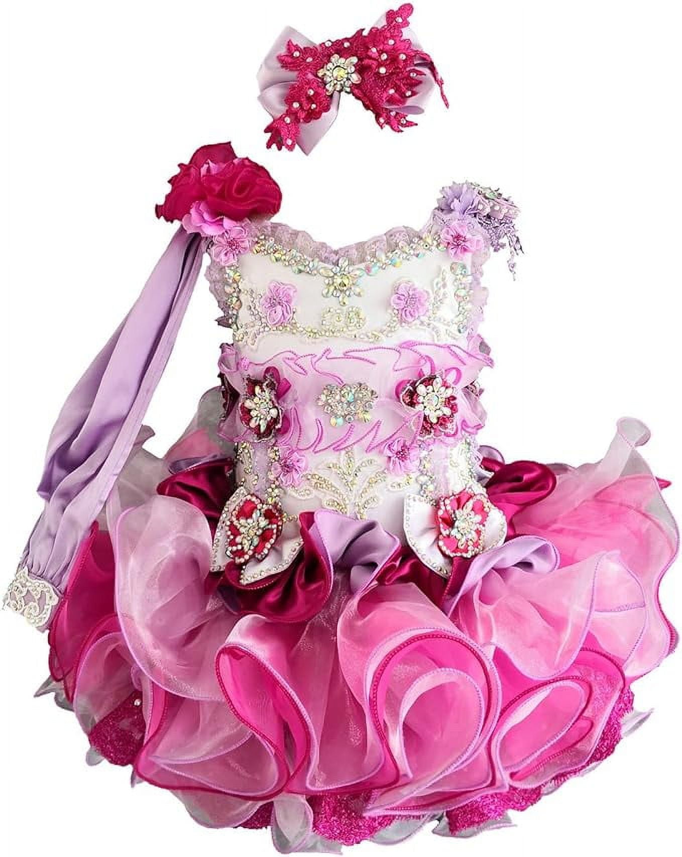 Jenniferwu one Sleeve G016 Glitz Infant Toddler Baby Newborn Little ...