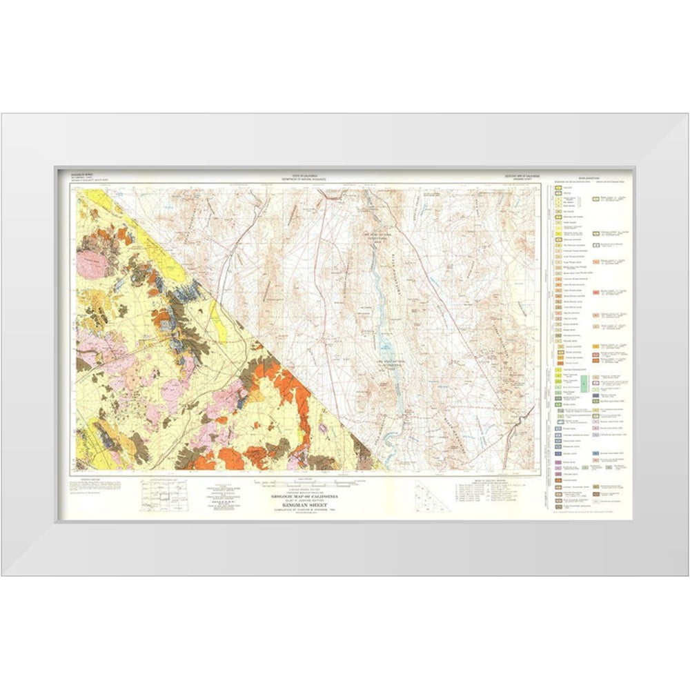 Jennings 18x13 White Modern Wood Framed Museum Art Print Titled ...