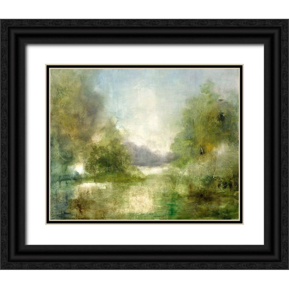 Jennings, J Austin 14x12 Black Ornate Wood Framed with Double Matting ...