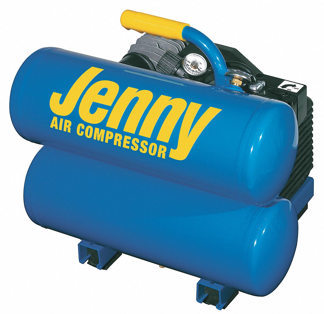 Jenny Compressors AM780-HC4V 2-HP 4-Gallon Tank 115-Volt, Electric Hand ...