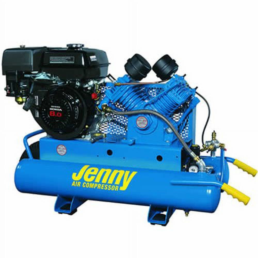 Jenny Compressors G9HGA-8P Single Stage Wheeled Portable Gasoline ...