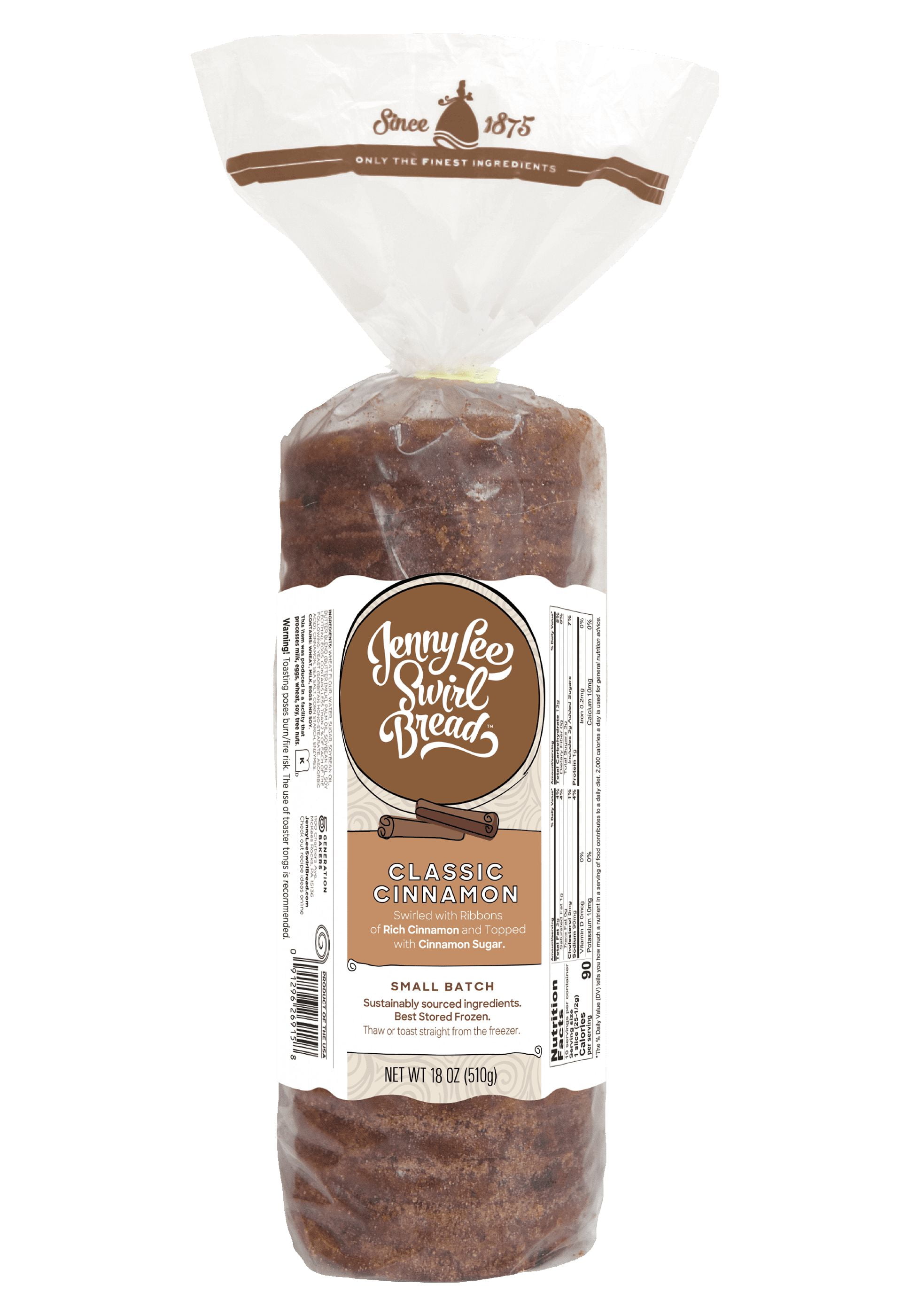 Fresh Jenny Lee Classic Cinnamon Swirl Toast Bread, Sweet Flavor, 2-Pack - Walmart.com