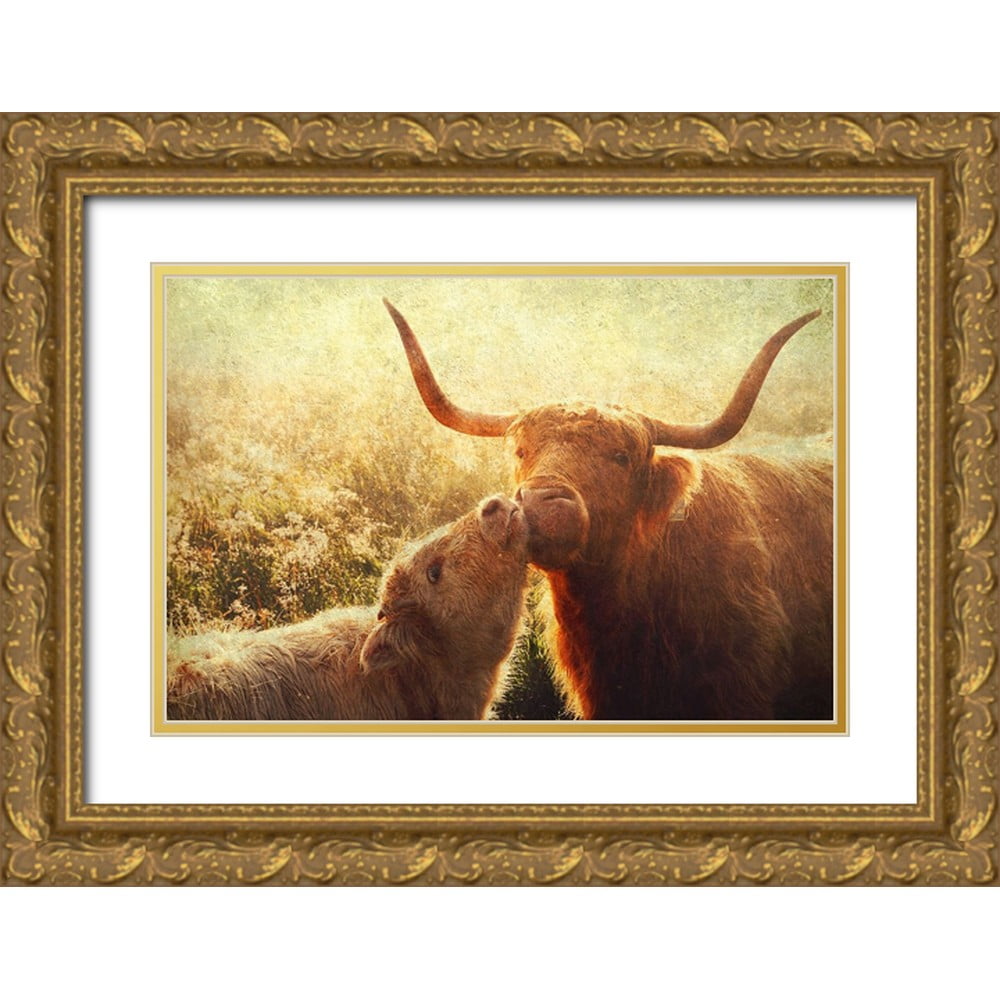 Jenny Rainbow Fine Art 18x13 Gold Ornate Wood Framed with Double ...