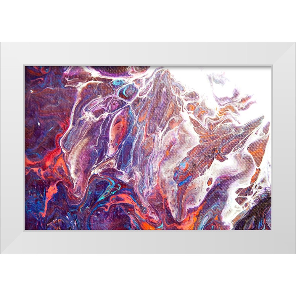 Jenny Rainbow Fine Art 18x13 White Modern Wood Framed Museum Art Print ...