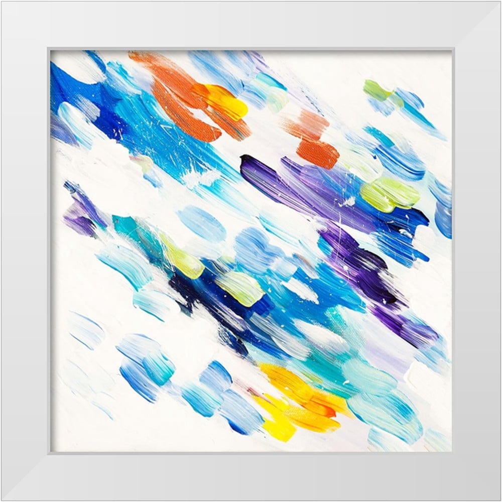 Jenny Rainbow Fine Art 20x20 White Modern Wood Framed Museum Art Print ...