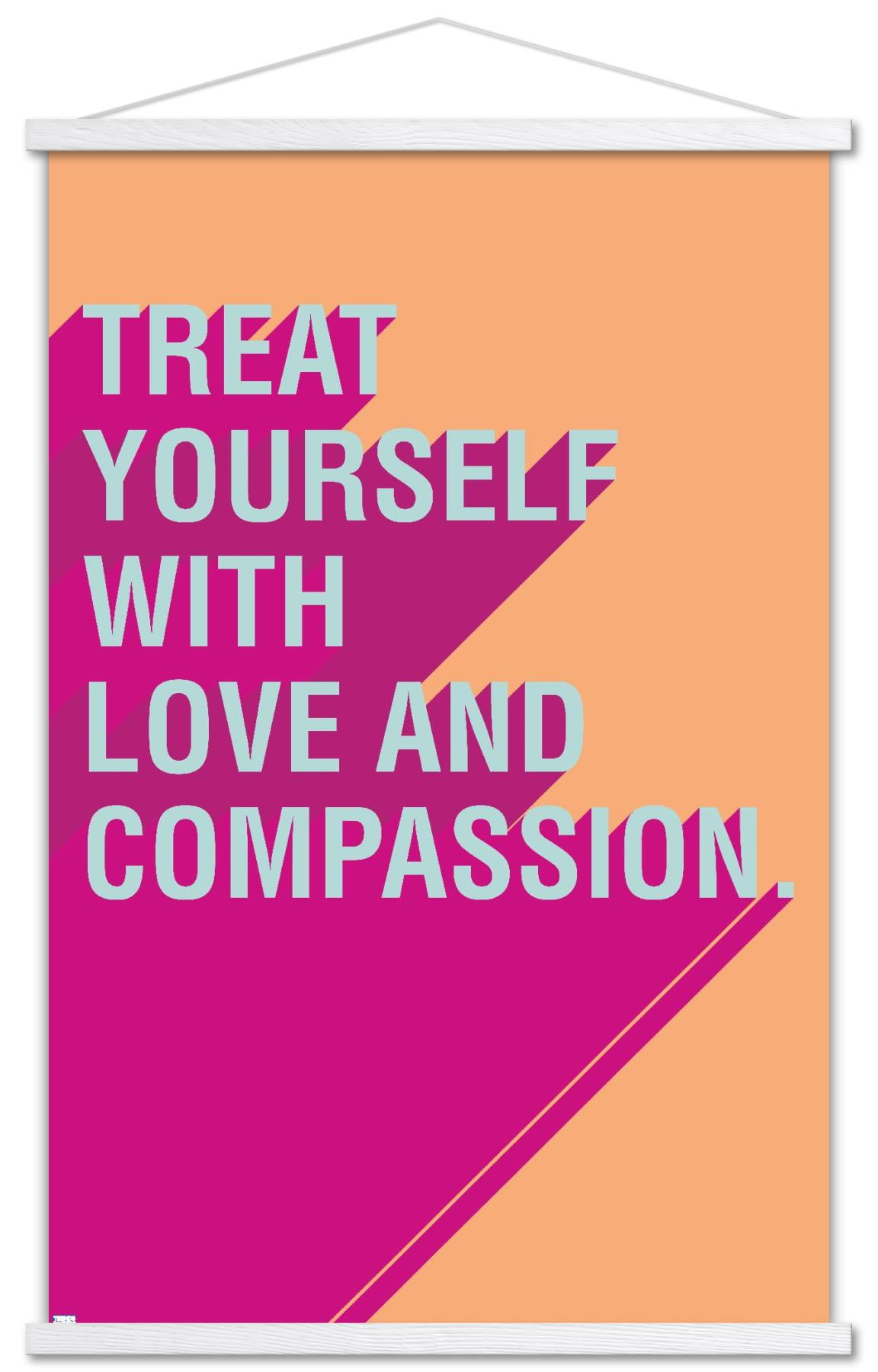 Jenny Redman - Compassion Wall Poster with Wooden Magnetic Frame, 22. ...