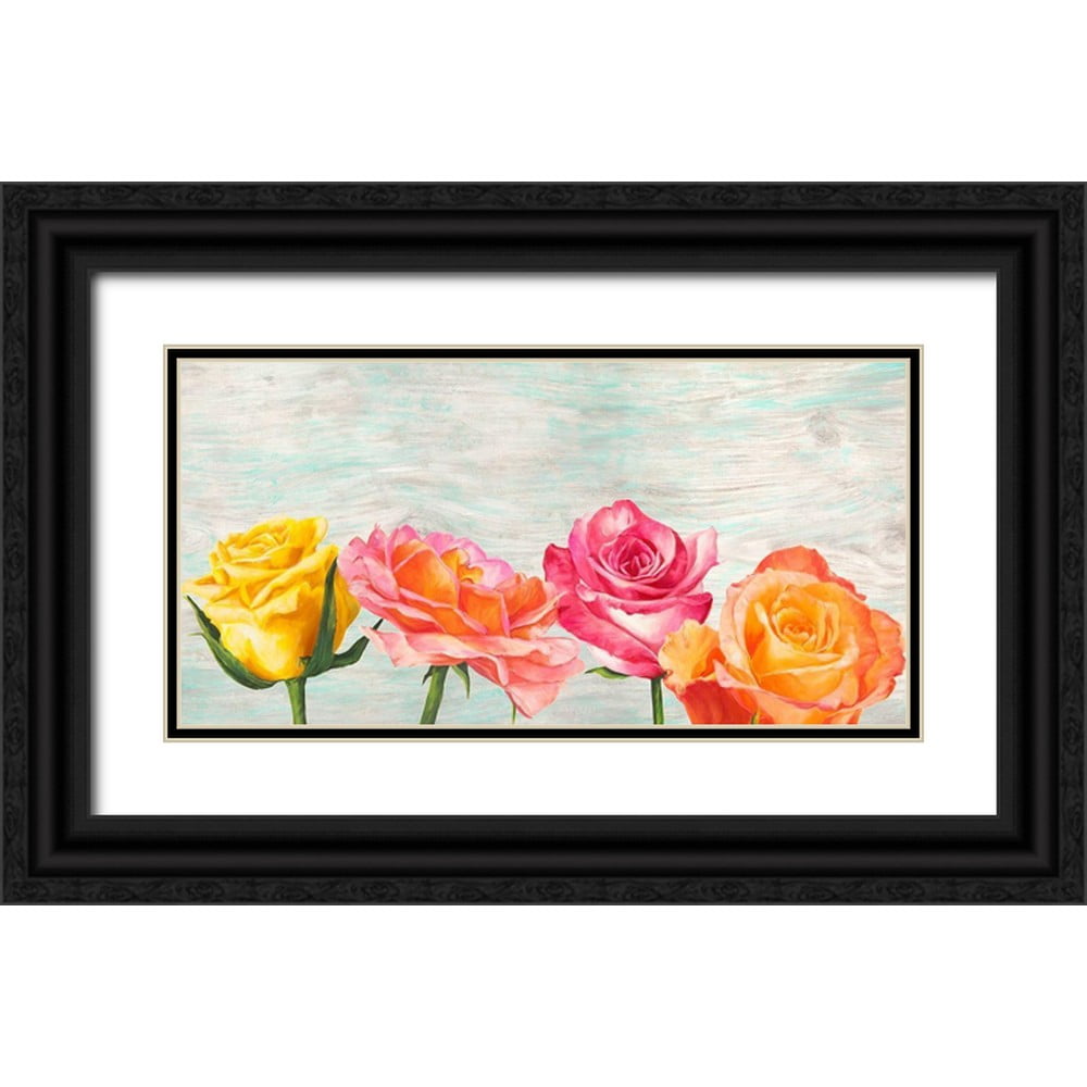 Jenny, Thomlinson 14x9 Black Ornate Wood Framed with Double Matting ...