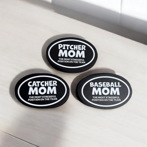 JennyGems Baseball Mom Magnet Gift Set, 3 Magnets, The Most Stressful ...