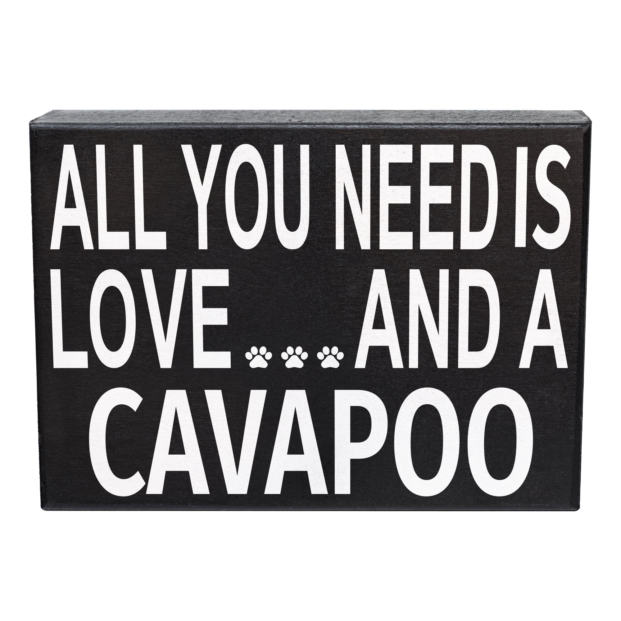 JennyGems Cavapoo Sign, All You Need Is Love And A Cavapoo Wooden Sign ...