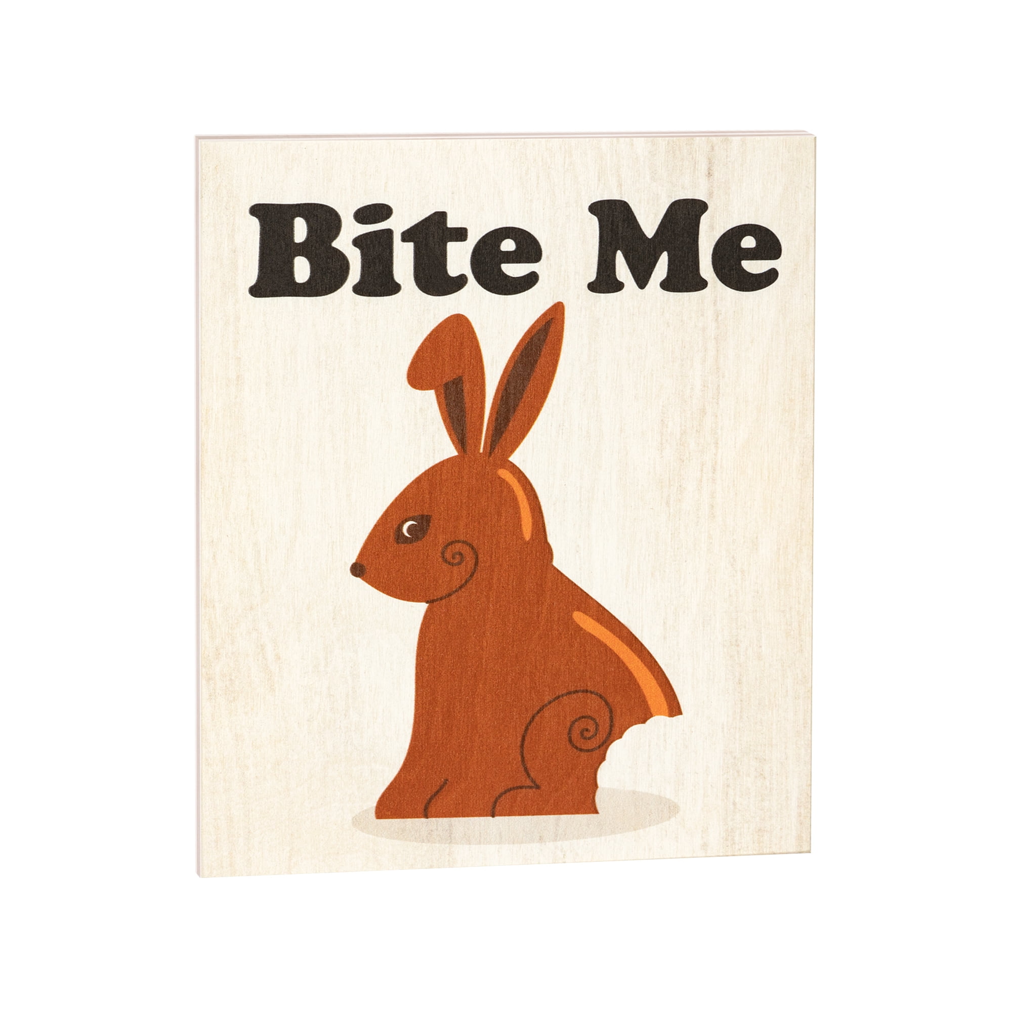 JennyGems Easter Decorations for the Home, Bite Me Funny Easter Sign ...