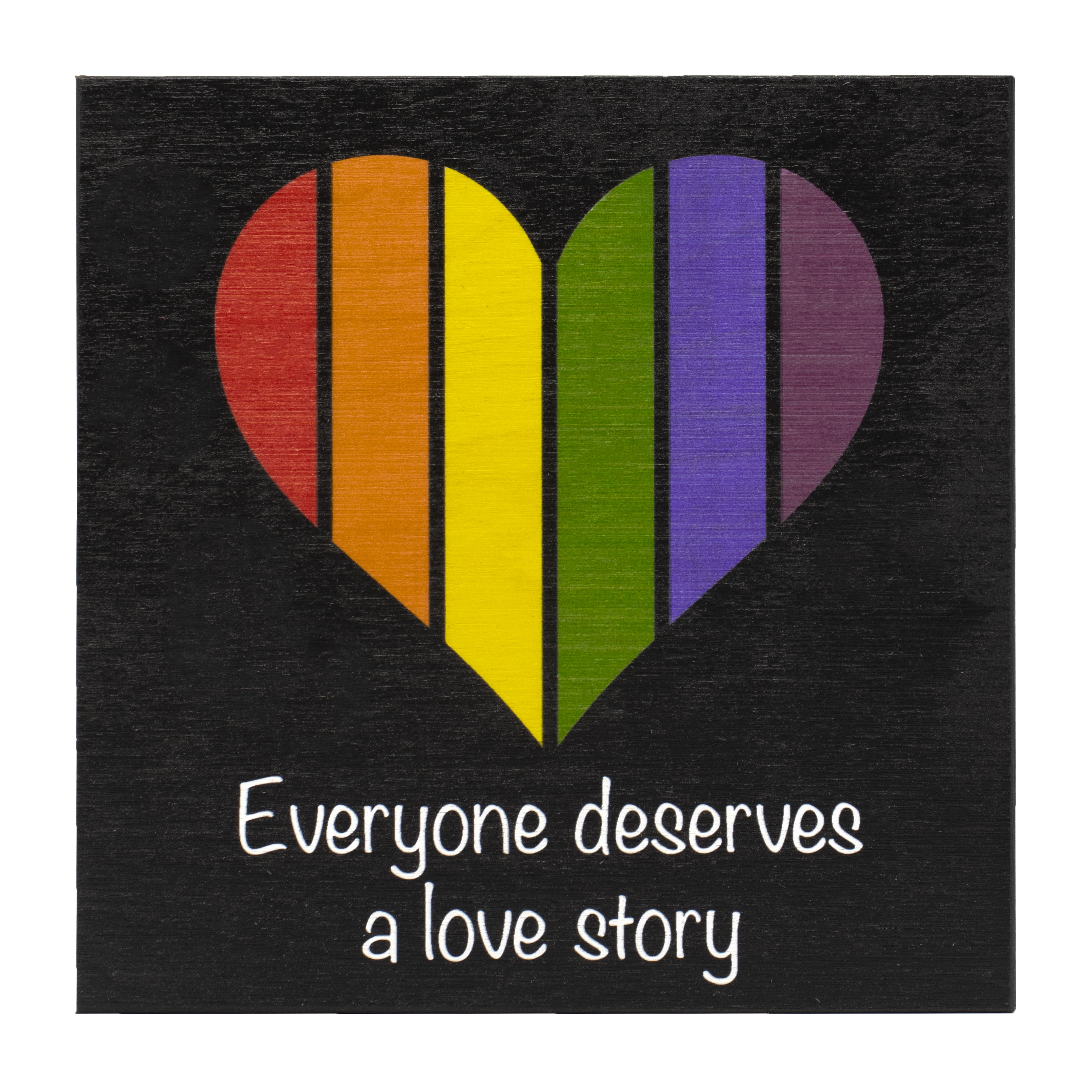 JennyGems Everyone Deserves a Love Story, Rainbow Flag Decorations, Gay ...