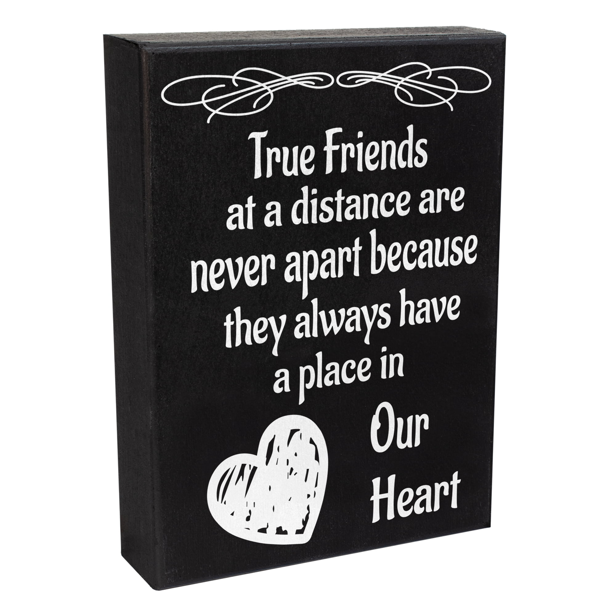 JennyGems Friends At a Distance Are Never Apart Sign, Friend Gifts ...