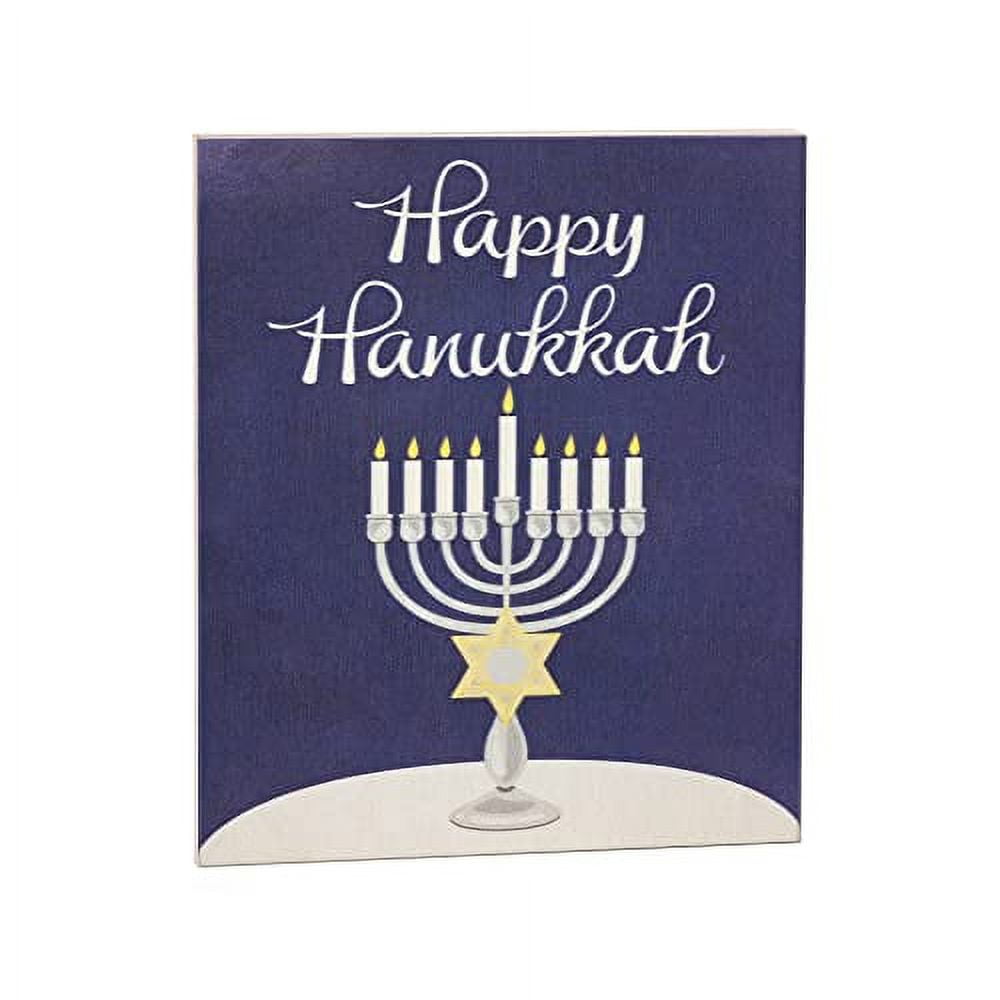 JennyGems Hanukkah Decorations Happy Hanukkah Sign, Chanukah ...