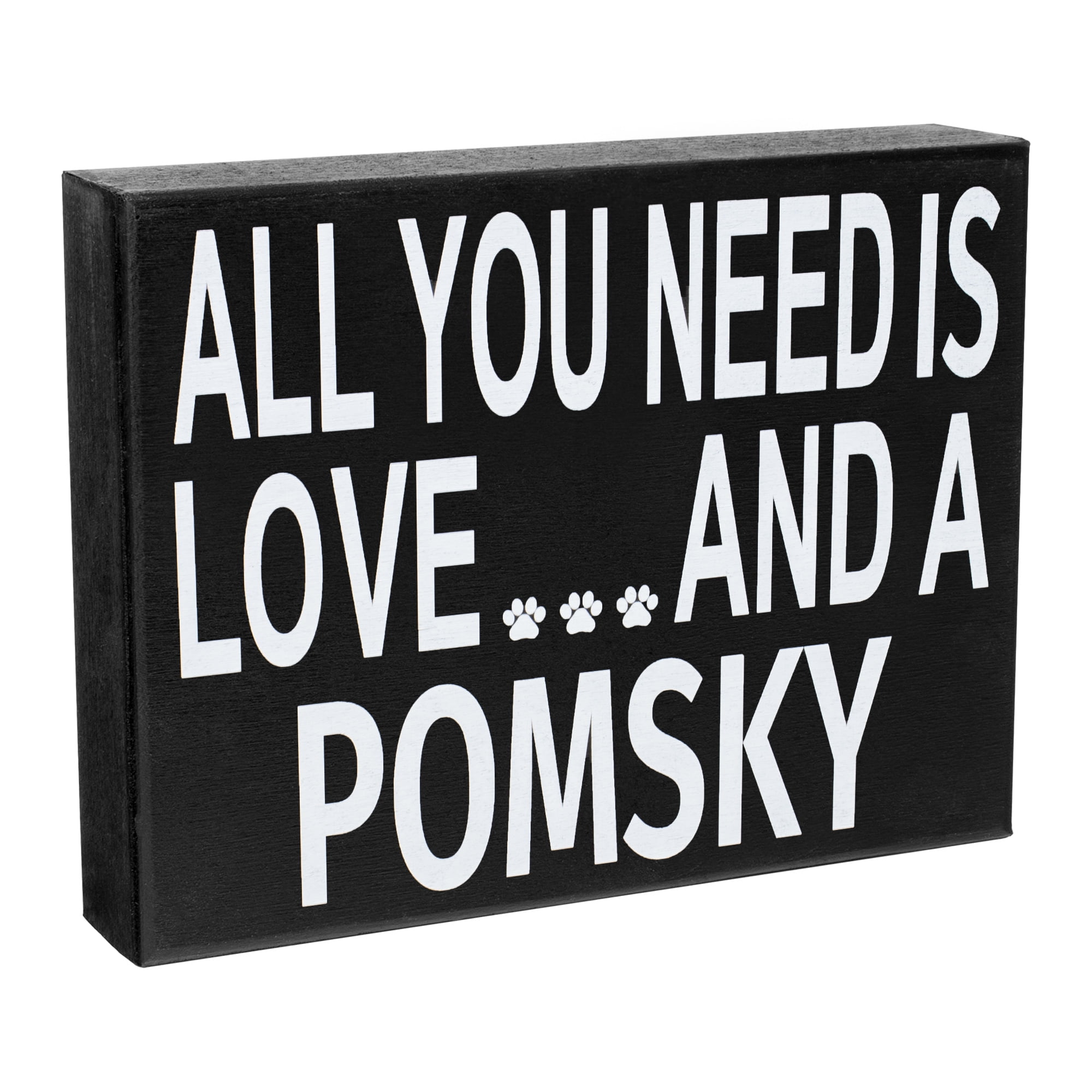 JennyGems Pomsky Gifts, Pomsky Sign, Pomsky Mom, All You Need Is Love ...