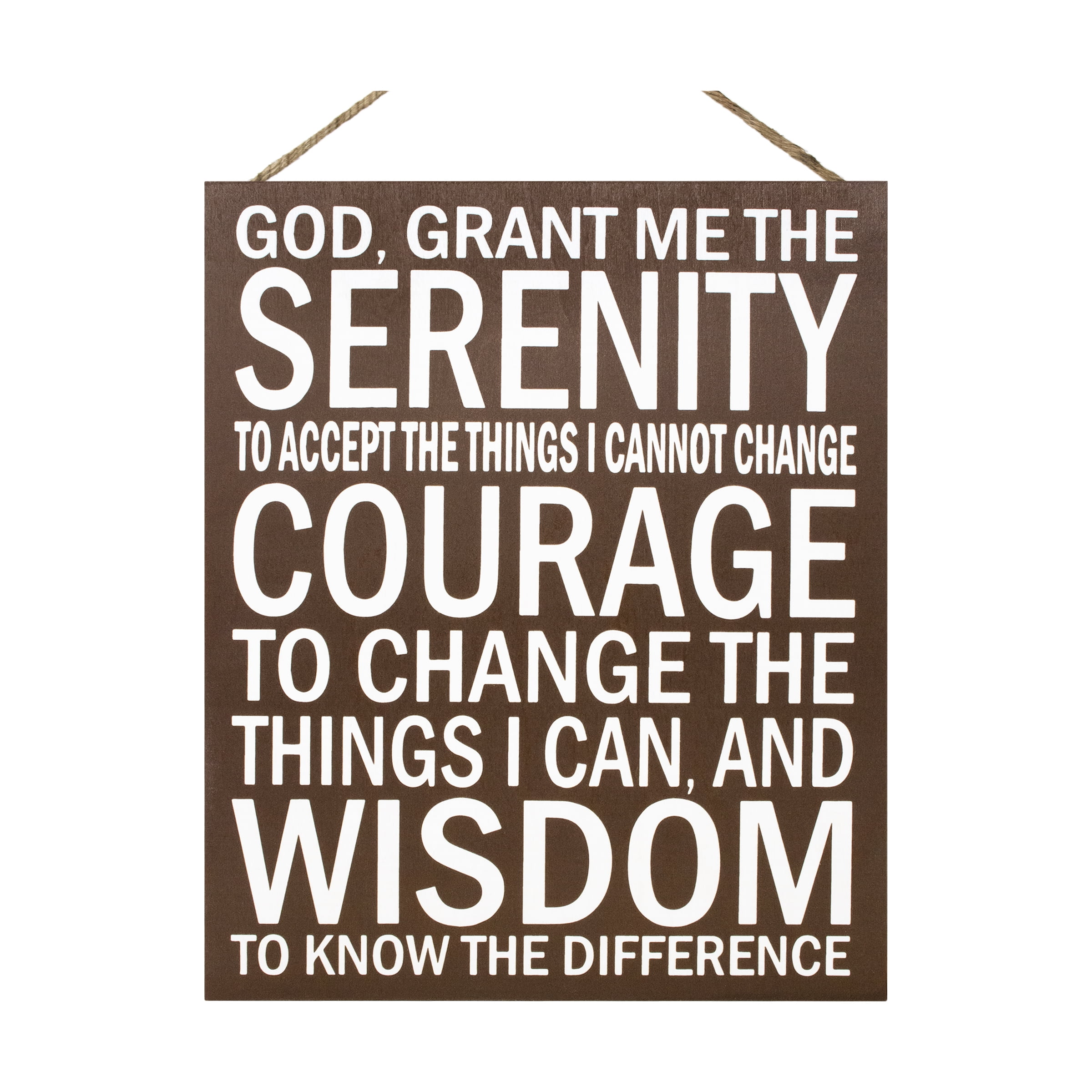 JennyGems Serenity Prayer Sign, 10x12 Inches, Positive Energy Wall Art ...