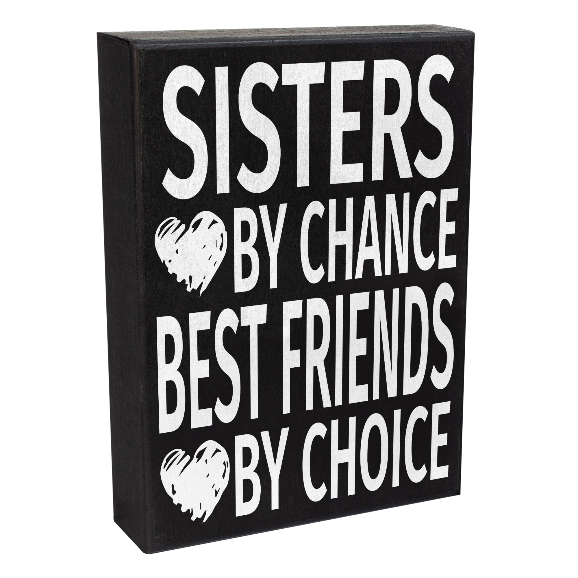 JennyGems Sisters by Chance Best Friends by Choice, Sister Gifts ...