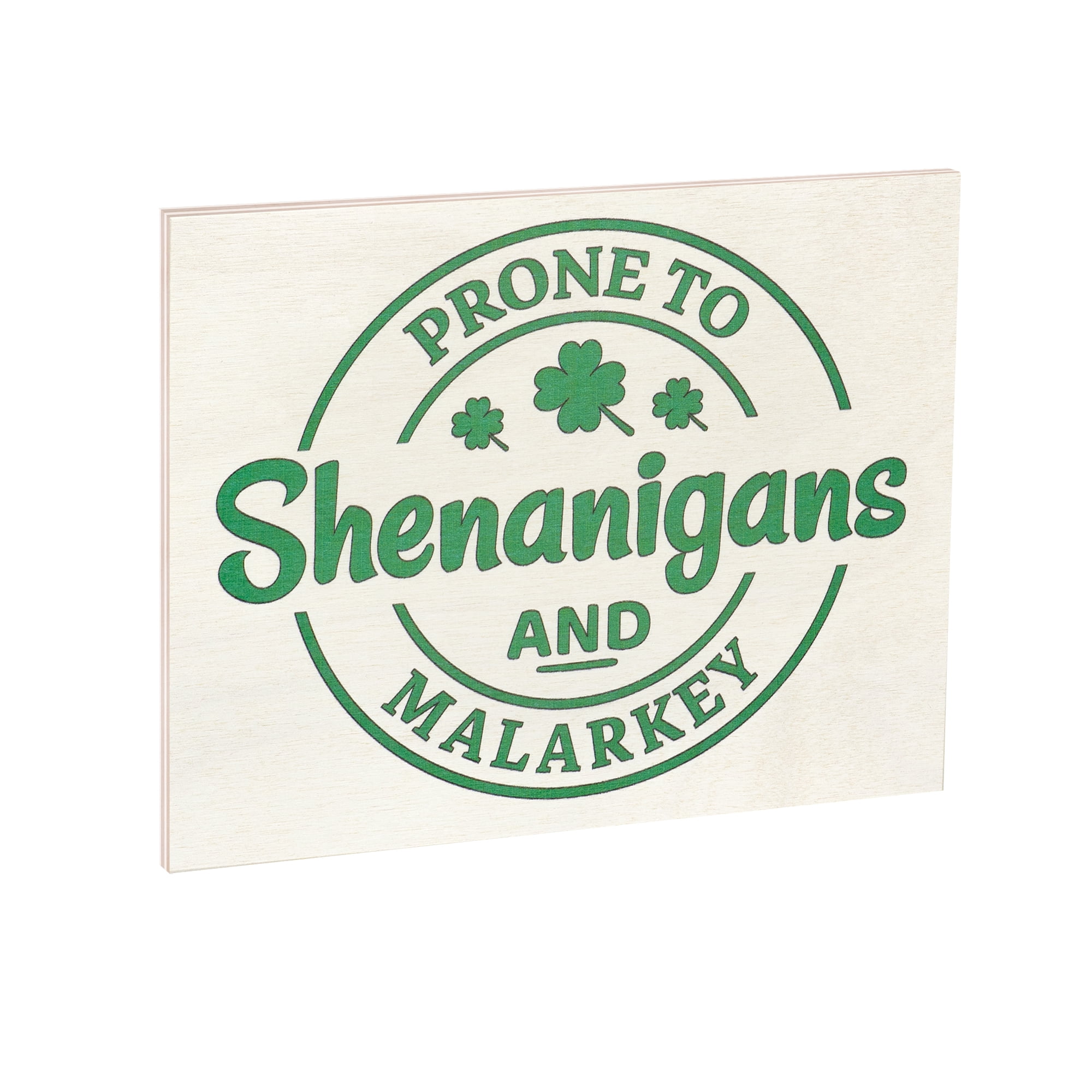 JennyGems St Patrick's Day Decor, Prone To Shenanigans and Malarkey, St ...