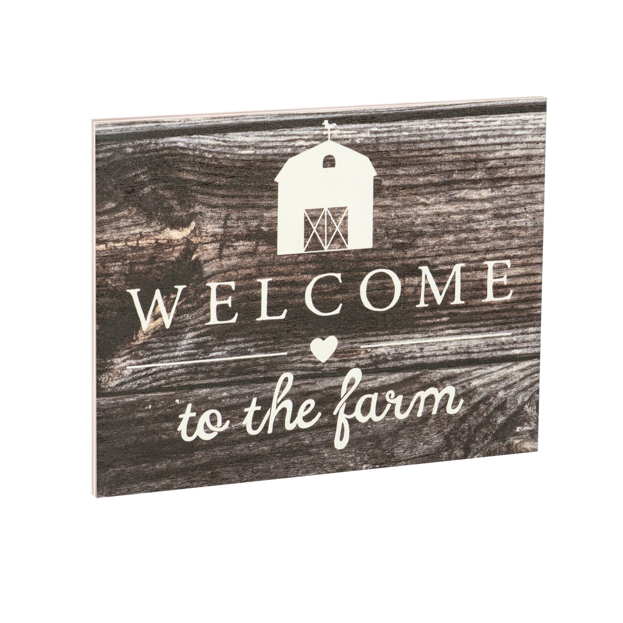 JennyGems Welcome To the Farm Wooden Sign, Barn Gifts, Rustic Farmhouse ...