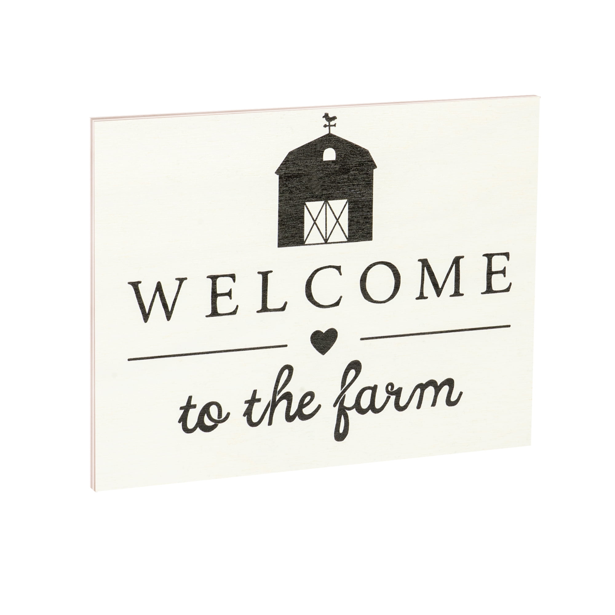 JennyGems Welcome To the Farm Wooden Sign, Barn Gifts, Rustic Farmhouse ...