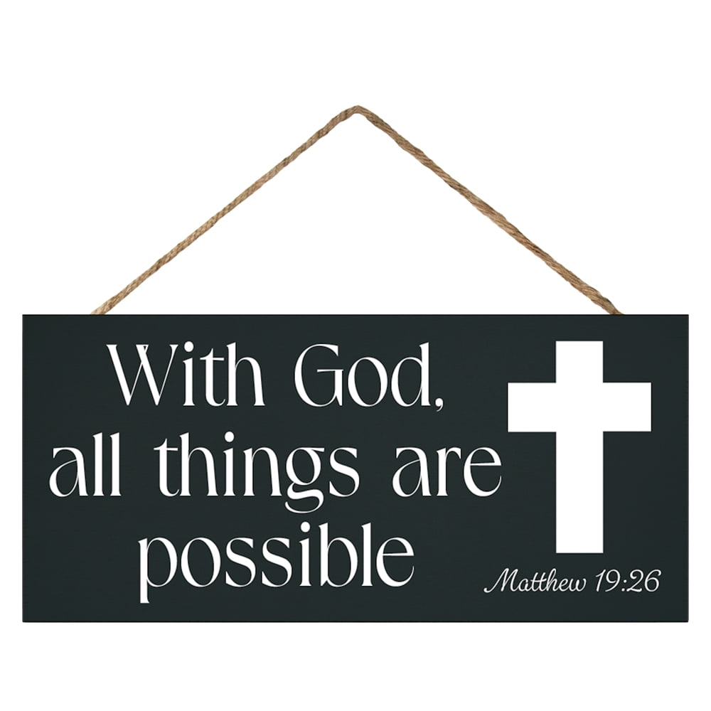 JennyGems With God All Things Are Possible Inspirational Bible Verse ...