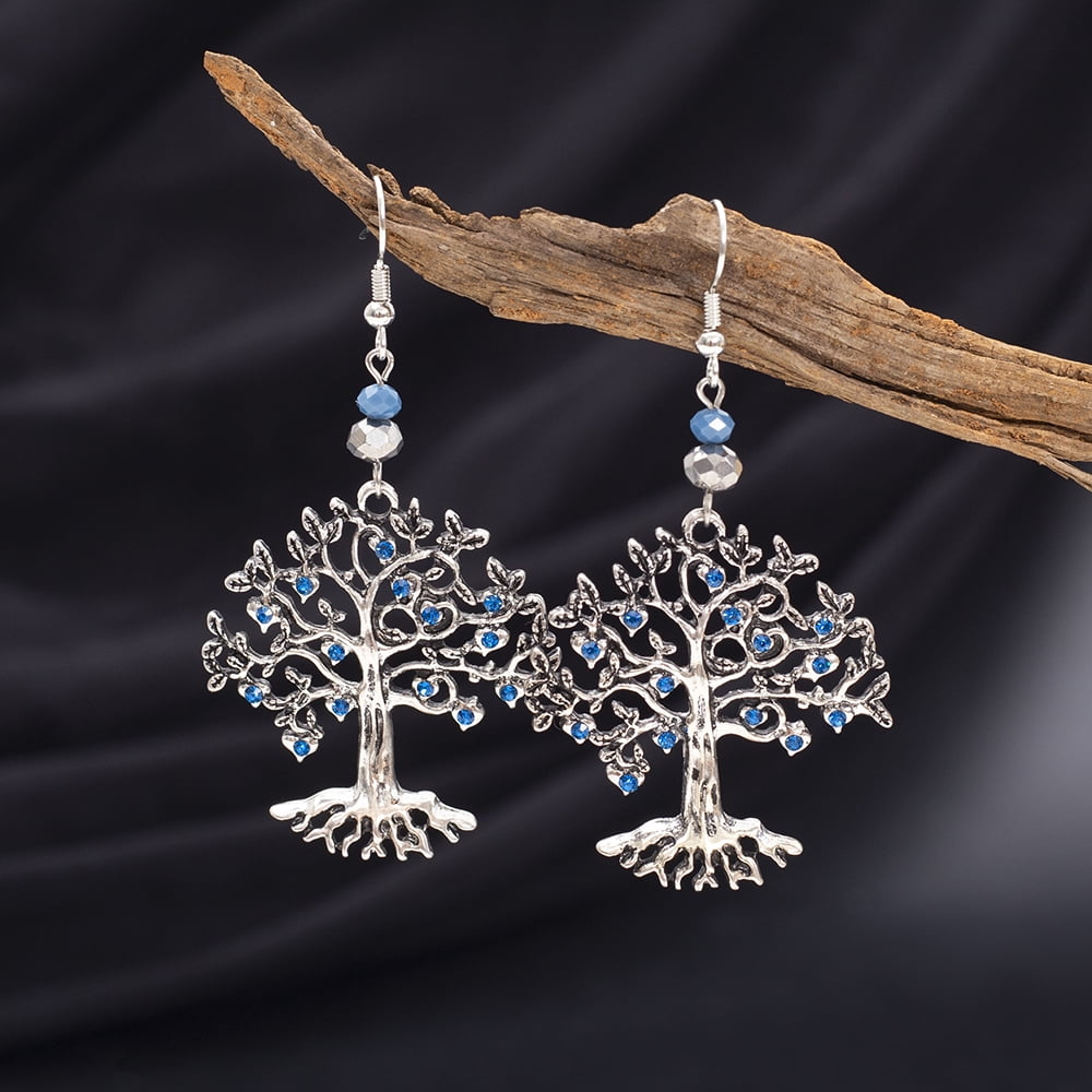 JennyShop Auspicious Style Gold Color Tree Of Life Design Relievo ...