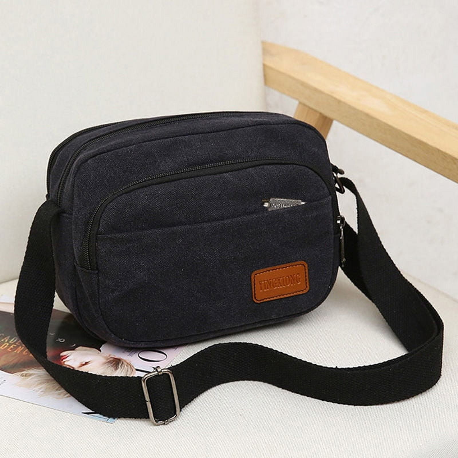 JennyShop Multi-layer Canvas To Do Business, Women's Diagonal Cross ...