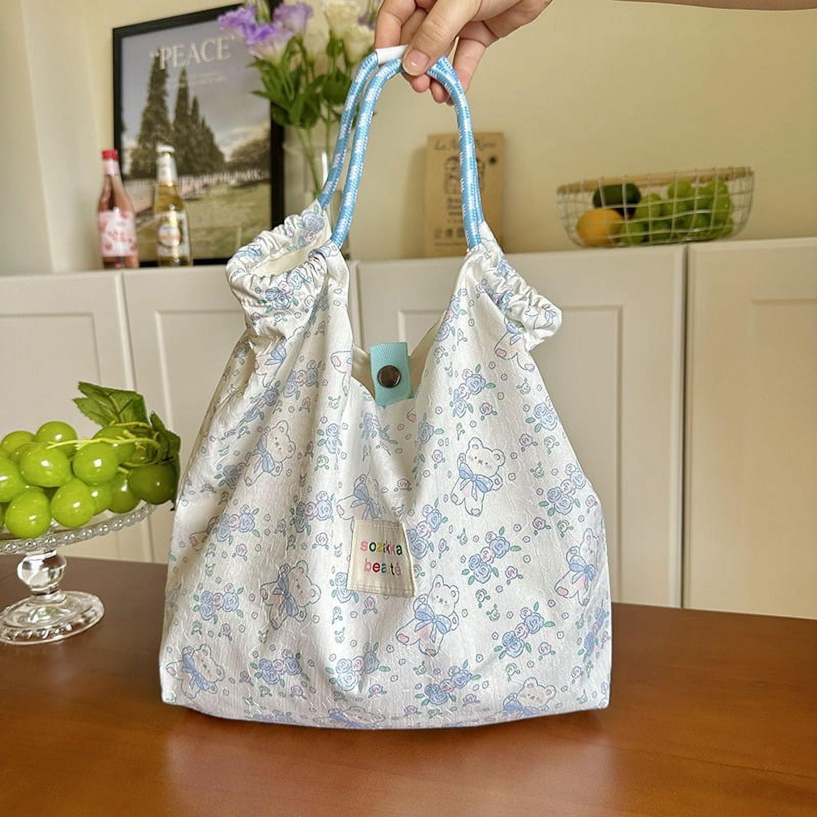 JennyShop Original Korean Version Tote Bag Spring and Summer Fresh and ...